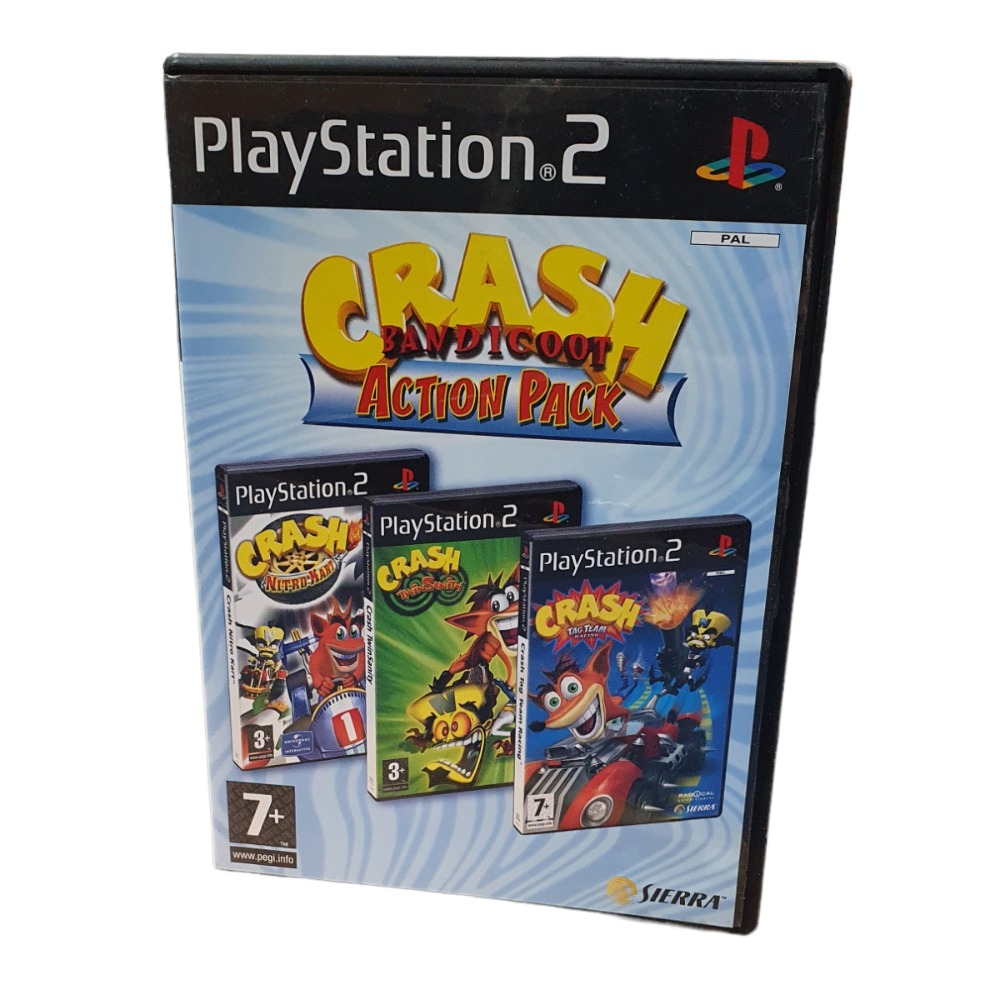Pre-owned Crash Bandicoot Action Pack (PS2) - Own4Less